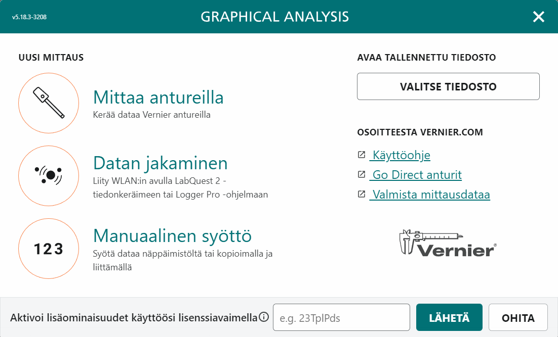 Mitä Logger Pro:n jälkeen? Testissä Vernier Graphical Analysis ...